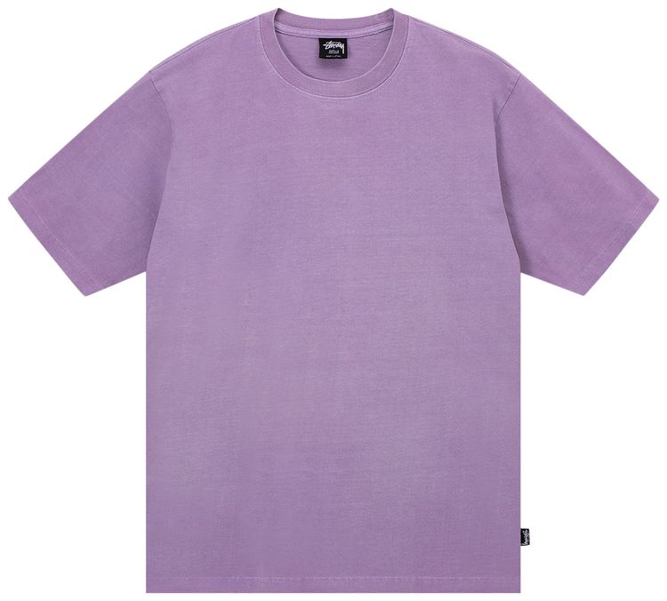 Buy Stussy Heavyweight Pigment Dyed Crew 'Lavender' - 1140320 LAVE | GOAT