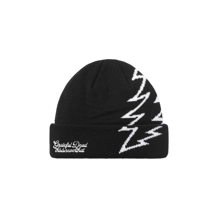 Buy thisisneverthat x Greatful Dead Lightning Beanie 'Black ...