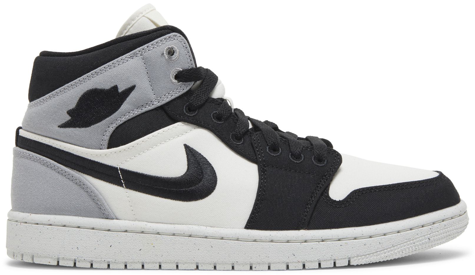 Buy Wmns Air Jordan 1 Mid SE 'Light Steel Grey Canvas' - DV0427 100 | GOAT