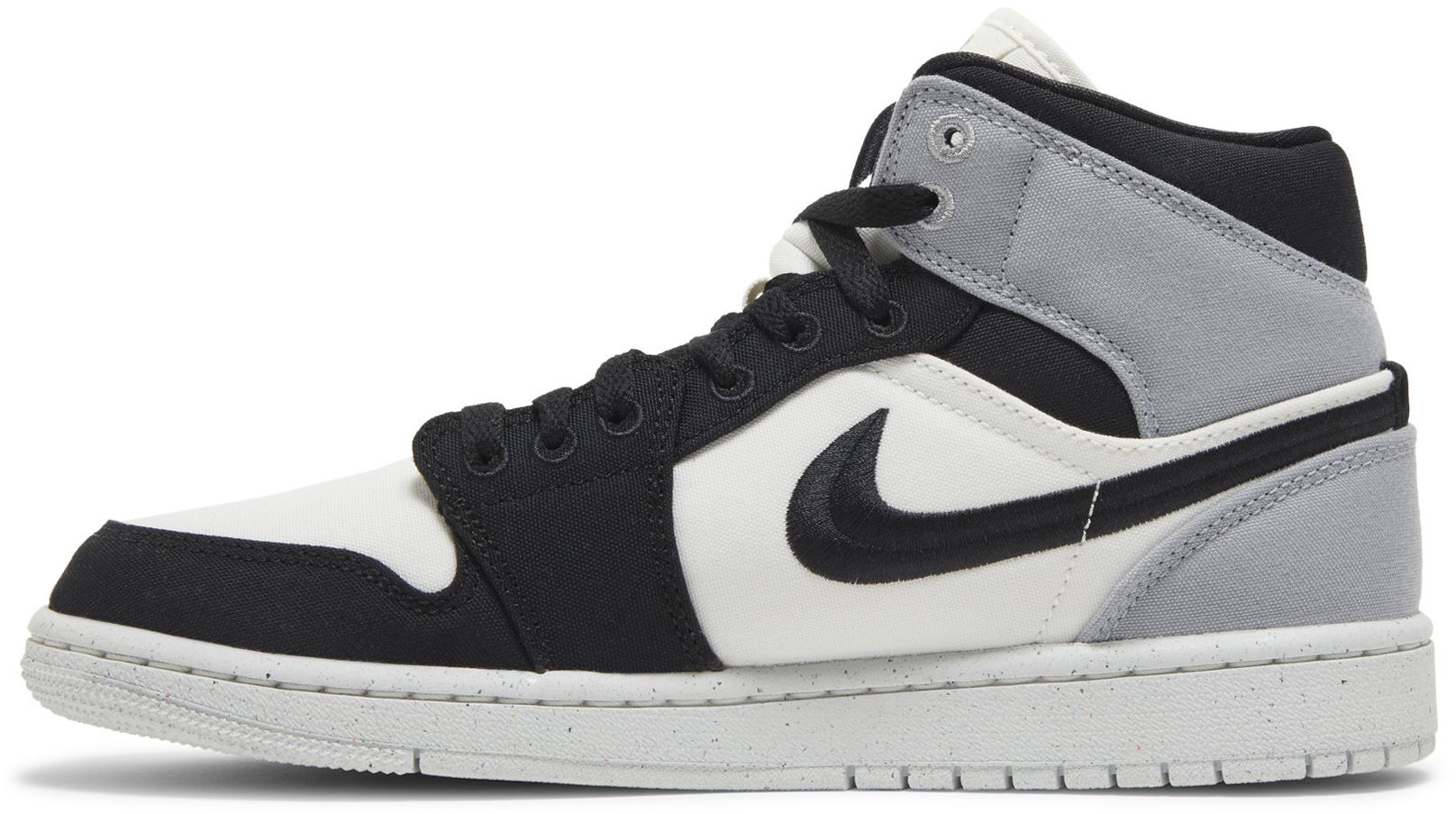 Buy Wmns Air Jordan 1 Mid SE 'Light Steel Grey Canvas' - DV0427 100 | GOAT