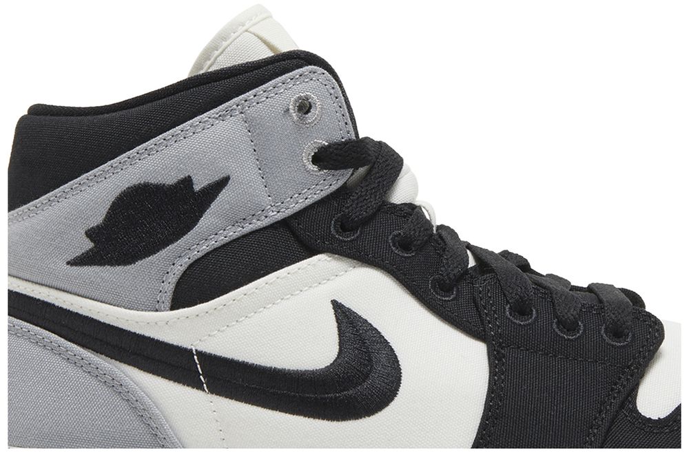 Buy Wmns Air Jordan 1 Mid SE 'Light Steel Grey Canvas' - DV0427 100 | GOAT