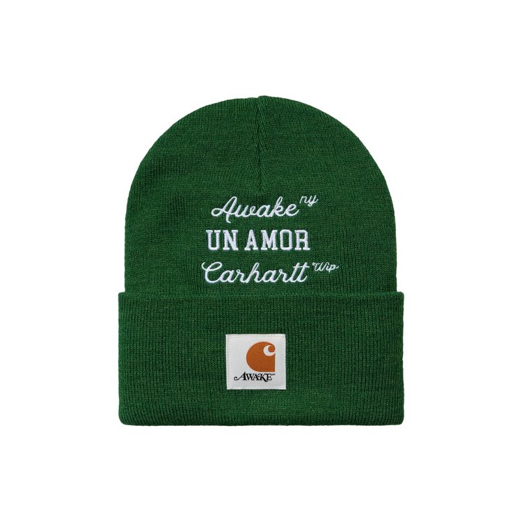 Buy Carhartt WIP x Awake NY Un Amor Beanie 'Dark Green/White' - I031531 ...