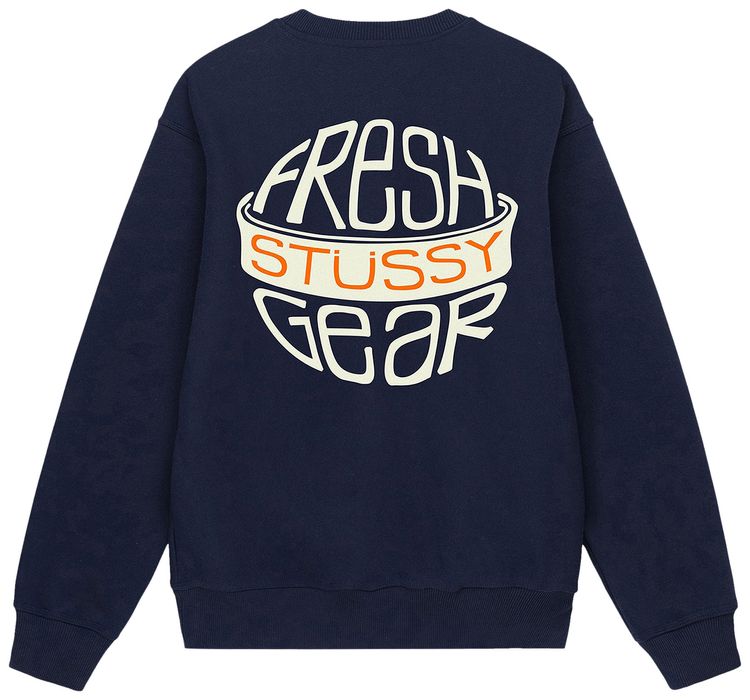 Buy Stussy Fresh Gear Crew 'Navy' - 1914986 NAVY | GOAT