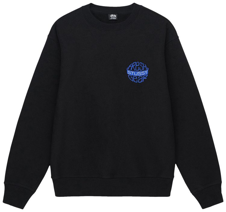 Buy Stussy Fresh Gear Crew 'Black' - 1914986 BLAC | GOAT