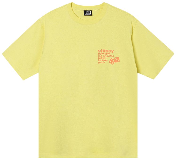 Buy Stussy Silhouette Tee 'Yellow' - 1904966 YELL | GOAT
