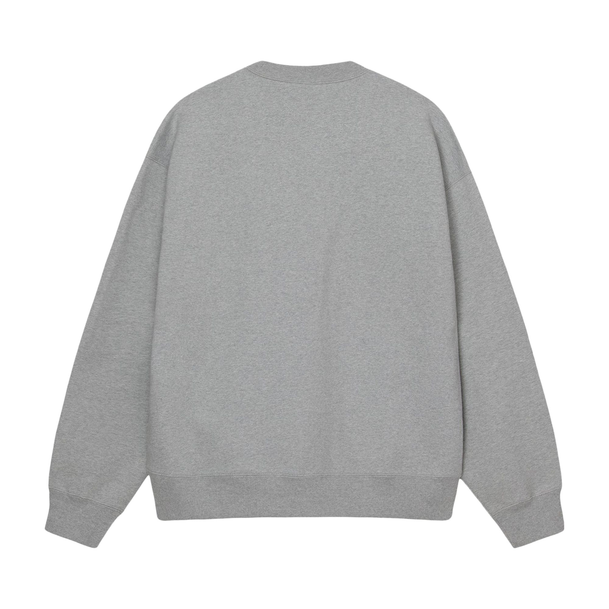 Buy Stussy x Nike Fleece Crew 'Dark Grey Heather' - DO9337 Buy Stussy x Nike Fleece Crew 'Dark Grey Heather' - DO9337