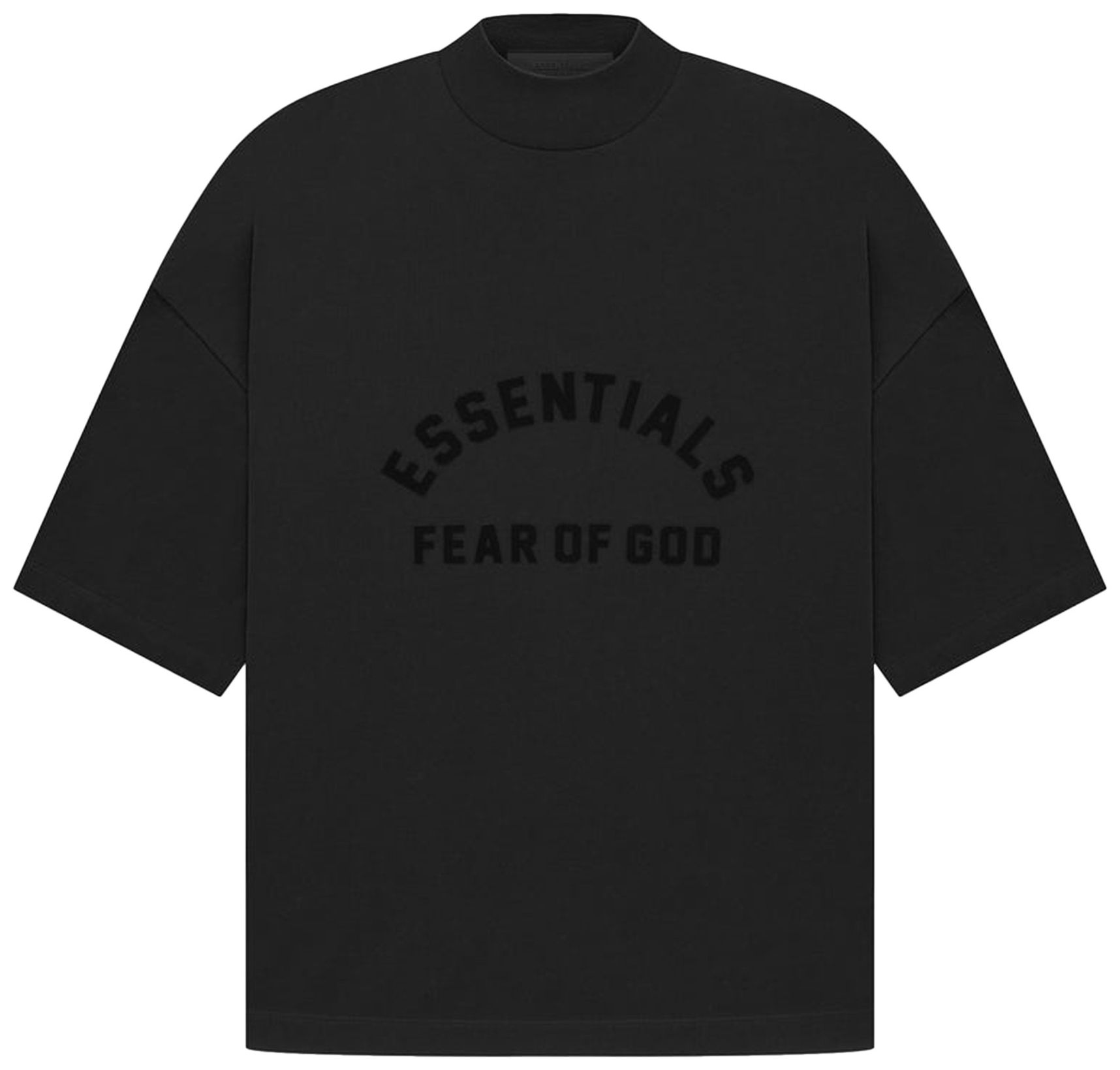 Buy Fear of God Essentials Tee 'Jet Black' - 125SP232000F | GOAT