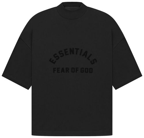Buy Fear of God Essentials Tee 'Jet Black' - 125SP232000F | GOAT