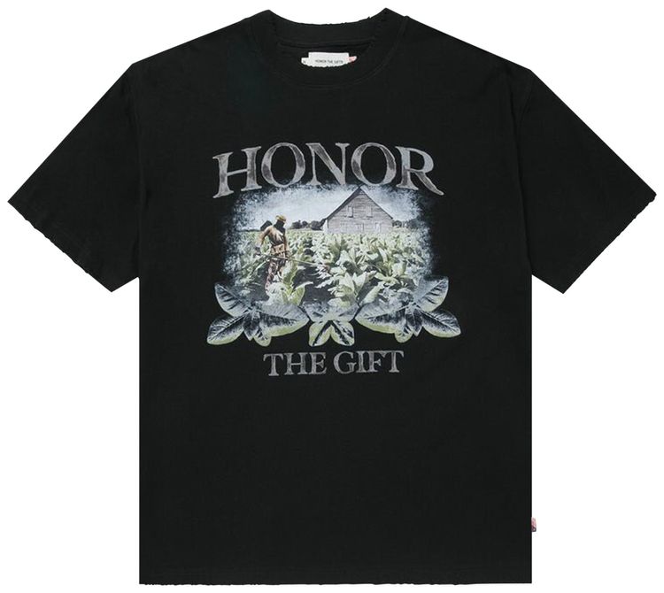 Buy Honor The Gift Tobacco Field Tee 'Black' - HTG230242 BLAC | GOAT