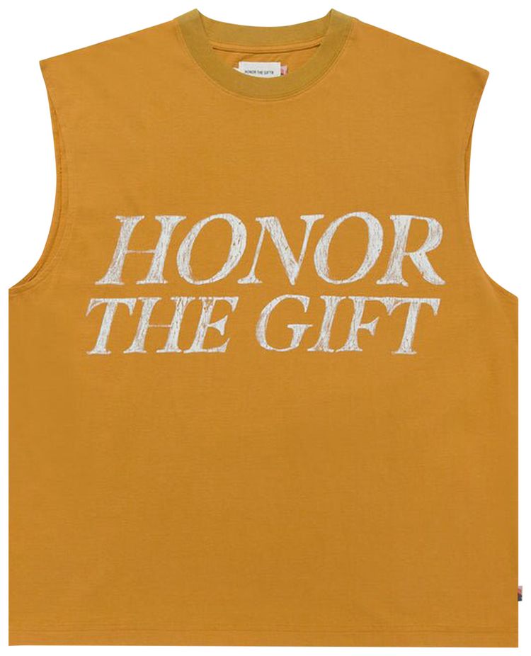 Buy Honor The Gift Muscle Tee 'Mustard' - HTG230244 MUST | GOAT