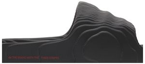 Buy Adidas Adilette 22 Slides 'Black Scarlet' - ID4925 | GOAT