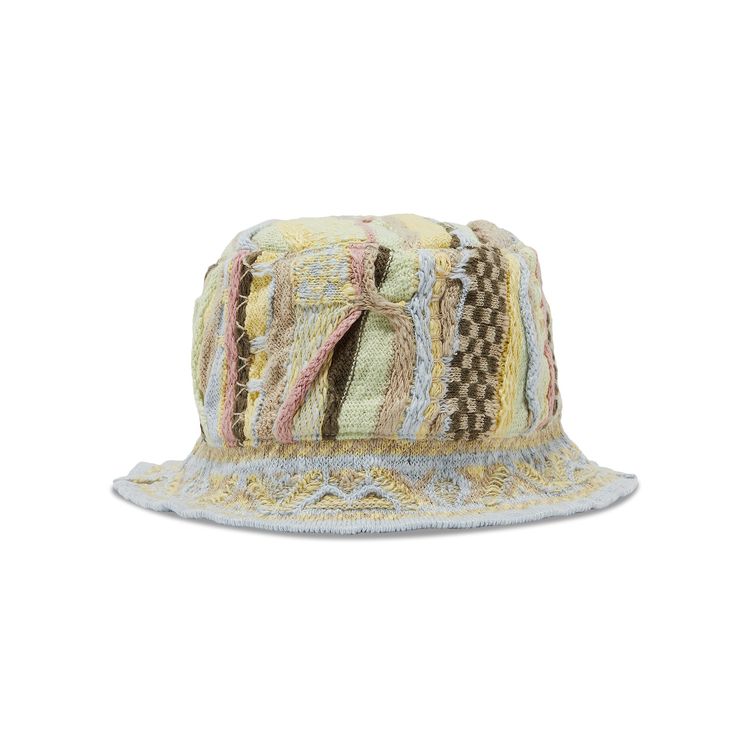Buy Kapital 7G Knit Gaudy Bucket Hat 'Yellow' - K2203XH514 YELL | GOAT