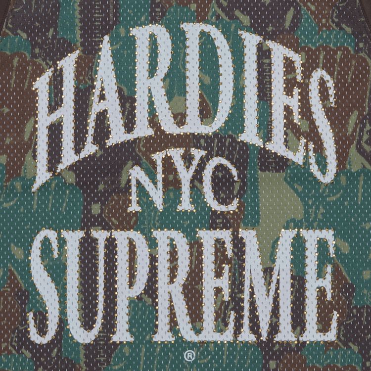 Buy Supreme x Hardies Camo Basketball Jersey 'Green' - SS23KN74 GREEN ...