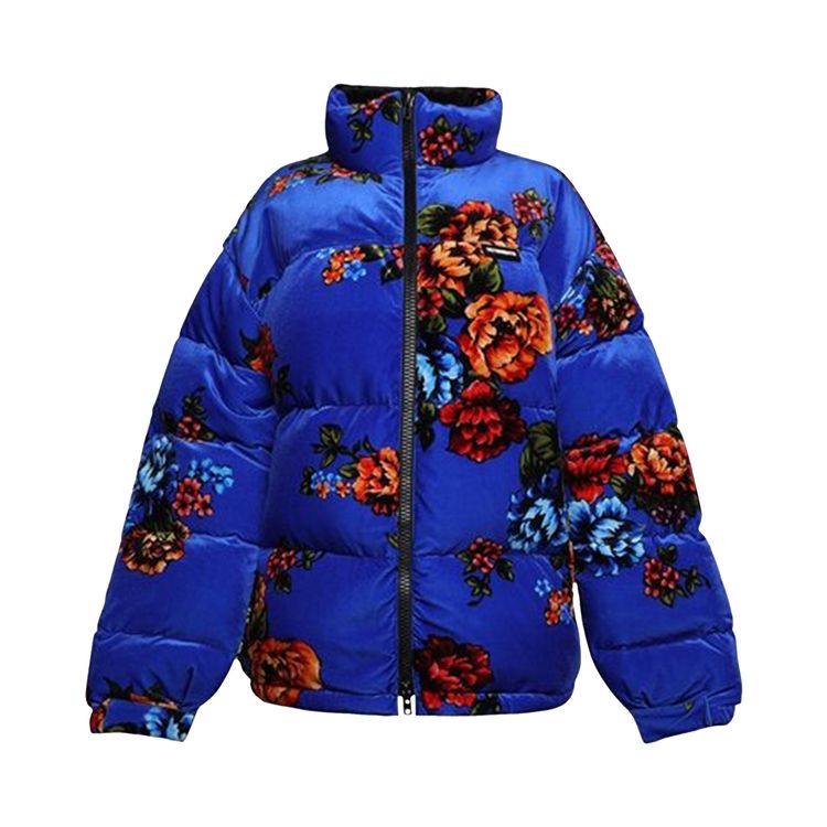 Buy Vetements Velvet Flower Puffer Jacket 'Floral' - UE54JA200F FLOR | GOAT