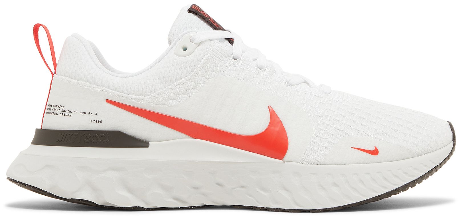 Buy Nike React Infinity Run Flyknit 3 'White Light Crimson' - DZ3014 ...