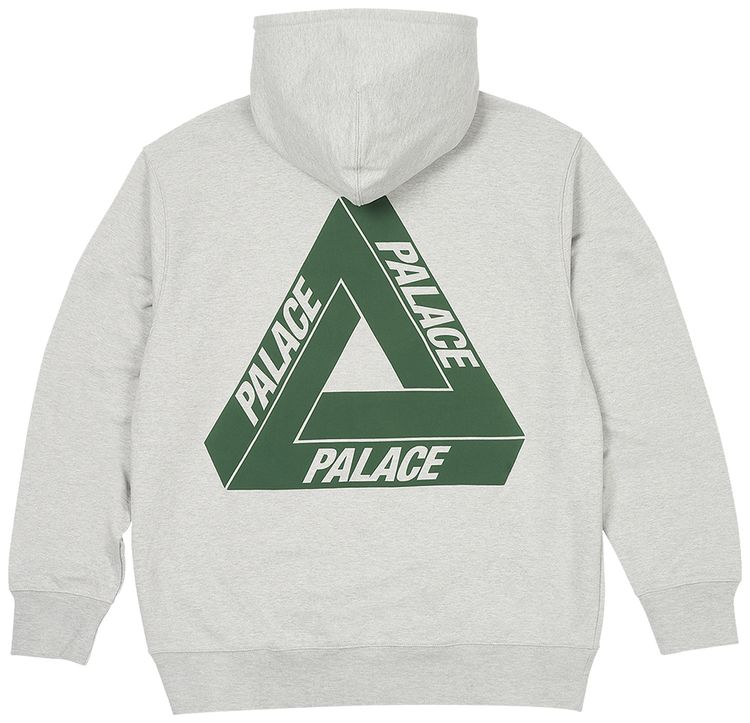 Buy Palace Tri-Puff Print Zip Hood 'Grey Marl' - P24HD009 | GOAT