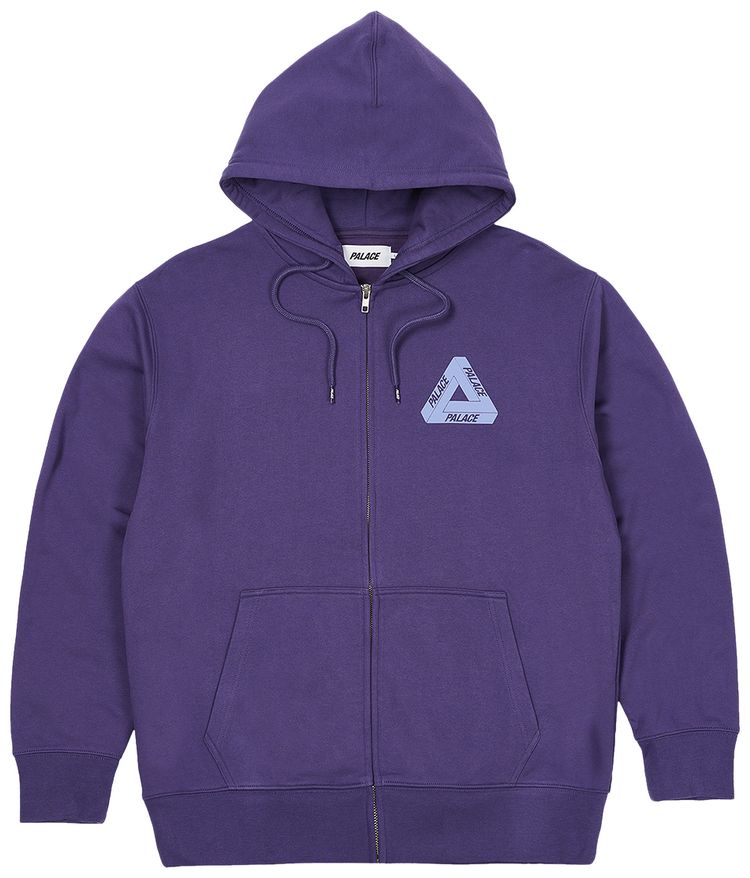 Buy Palace Tri-Puff Print Zip Hood 'Perfect Purple' - P24HD011 | GOAT