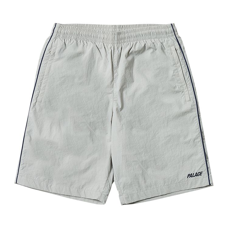 Buy Palace Piped Shell Short 'Grey' - P24ST058 | GOAT