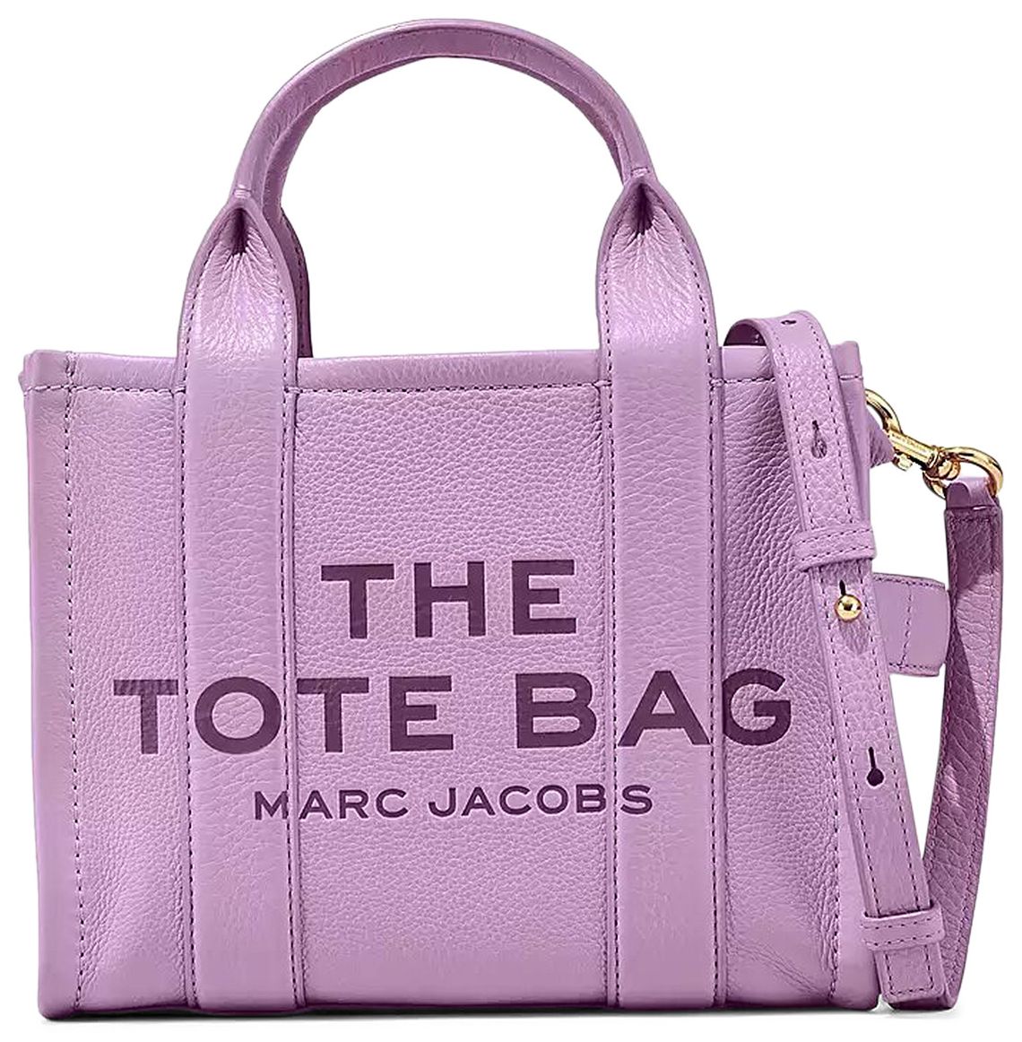 Buy Marc Jacobs Leather Mini Tote Bag 'Regal Orchid' - H009L01SP21 519 ...