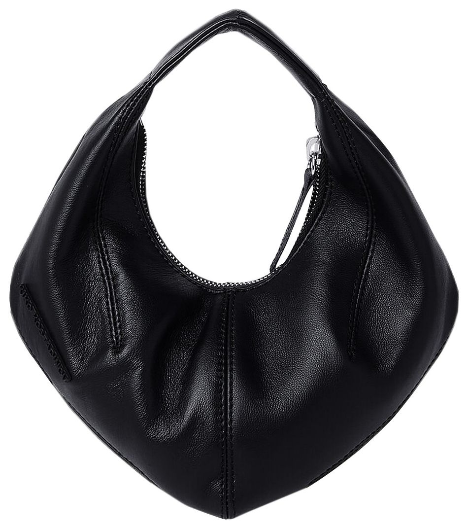 Buy Kiko Kostadinov Small Bugle Hobo Bag 'Raven Black' - KKWSS23BG02 57 ...