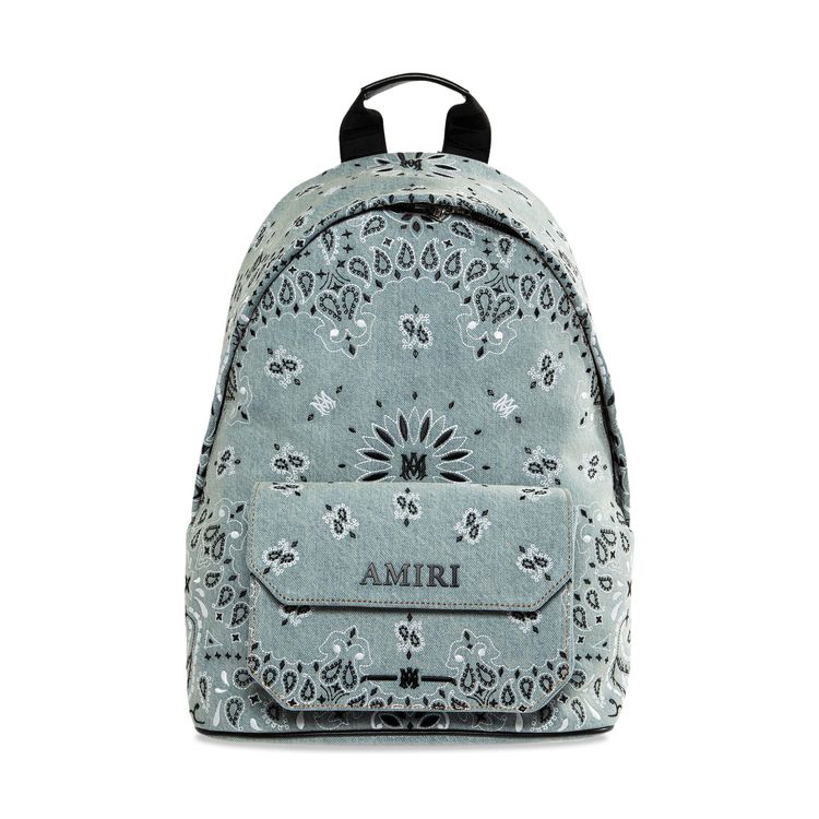 Buy Amiri Bandana Denim Backpack 'Clay Indigo' - PF23MAB005 408 CLAY | GOAT