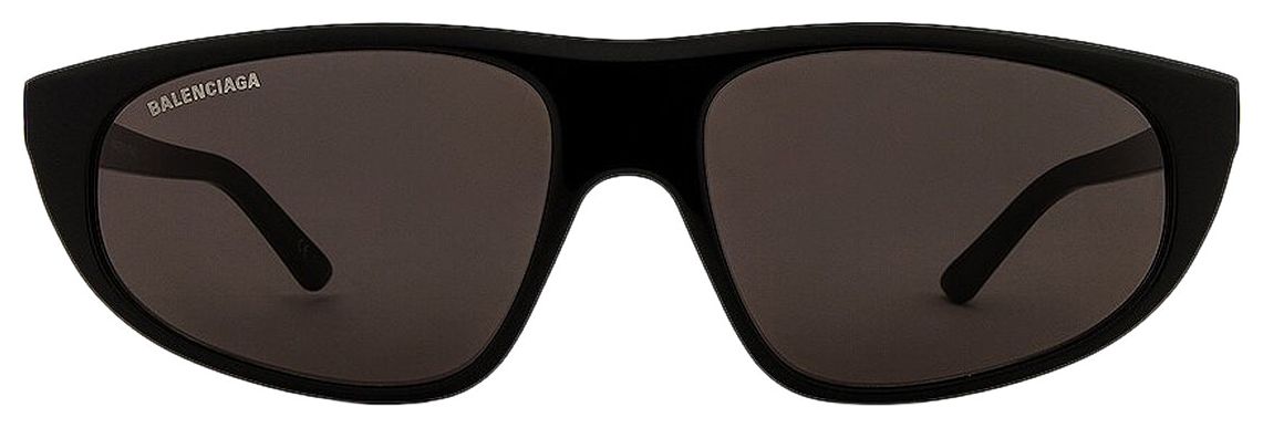 Buy Balenciaga Square Frame Acetate Sunglasses Shiny Black Bb0098s