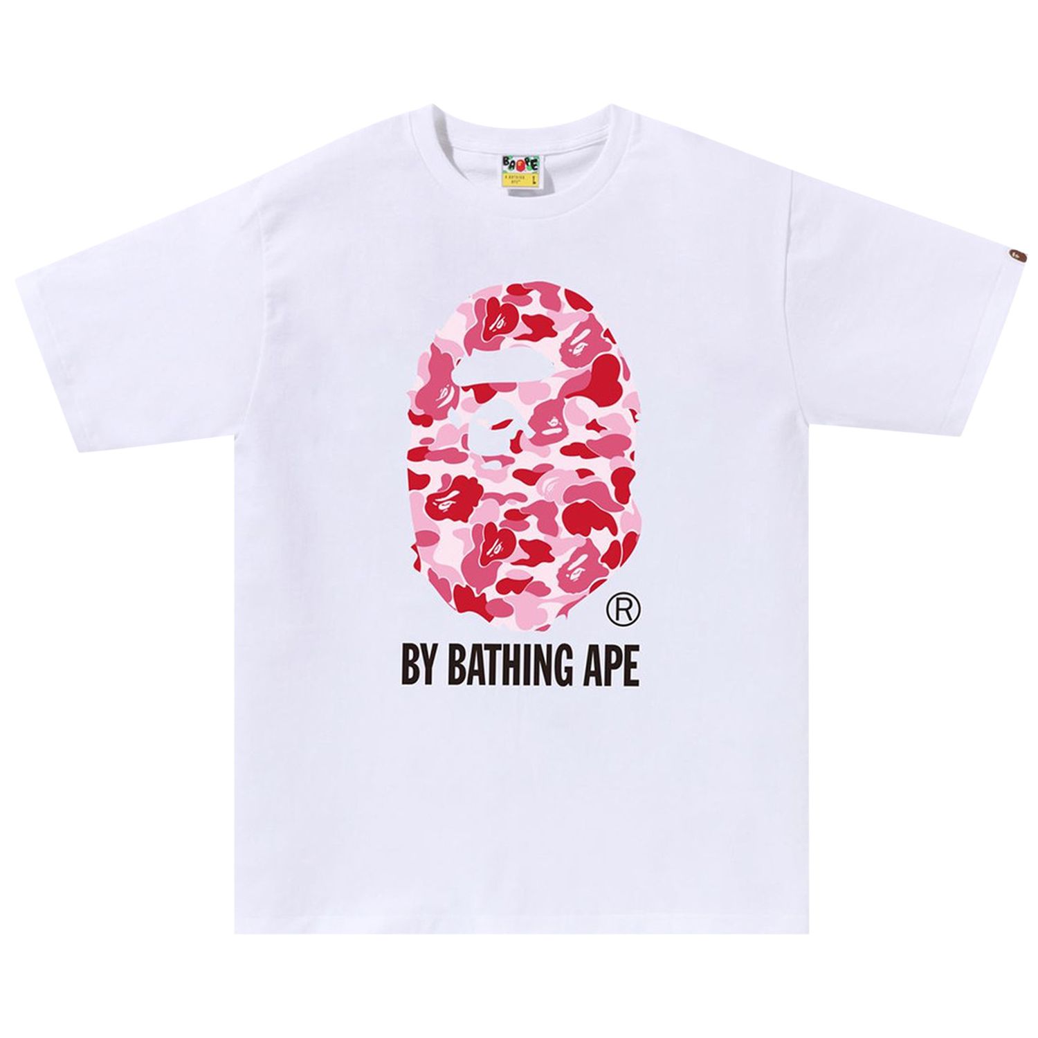 Buy BAPE ABC Camo By Bathing Ape Tee 'White/Pink' - 1J30 110 006 WHITE ...