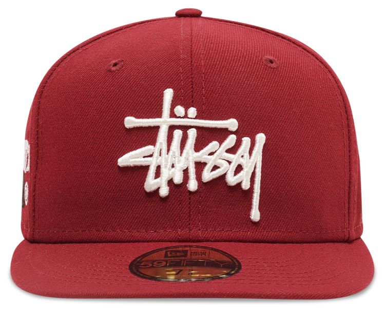 Buy Stussy Authentic New Era Cap 'Cardinal' - 1311038 CARD | GOAT