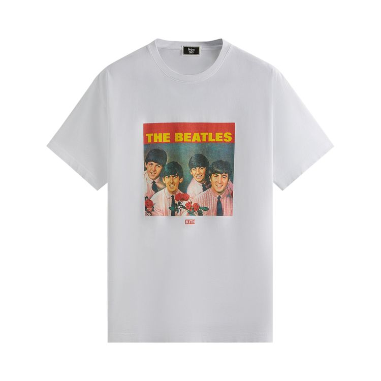 Buy Kith For The Beatles Red Roses Vintage Tee 'White' - KHM031232 101 ...