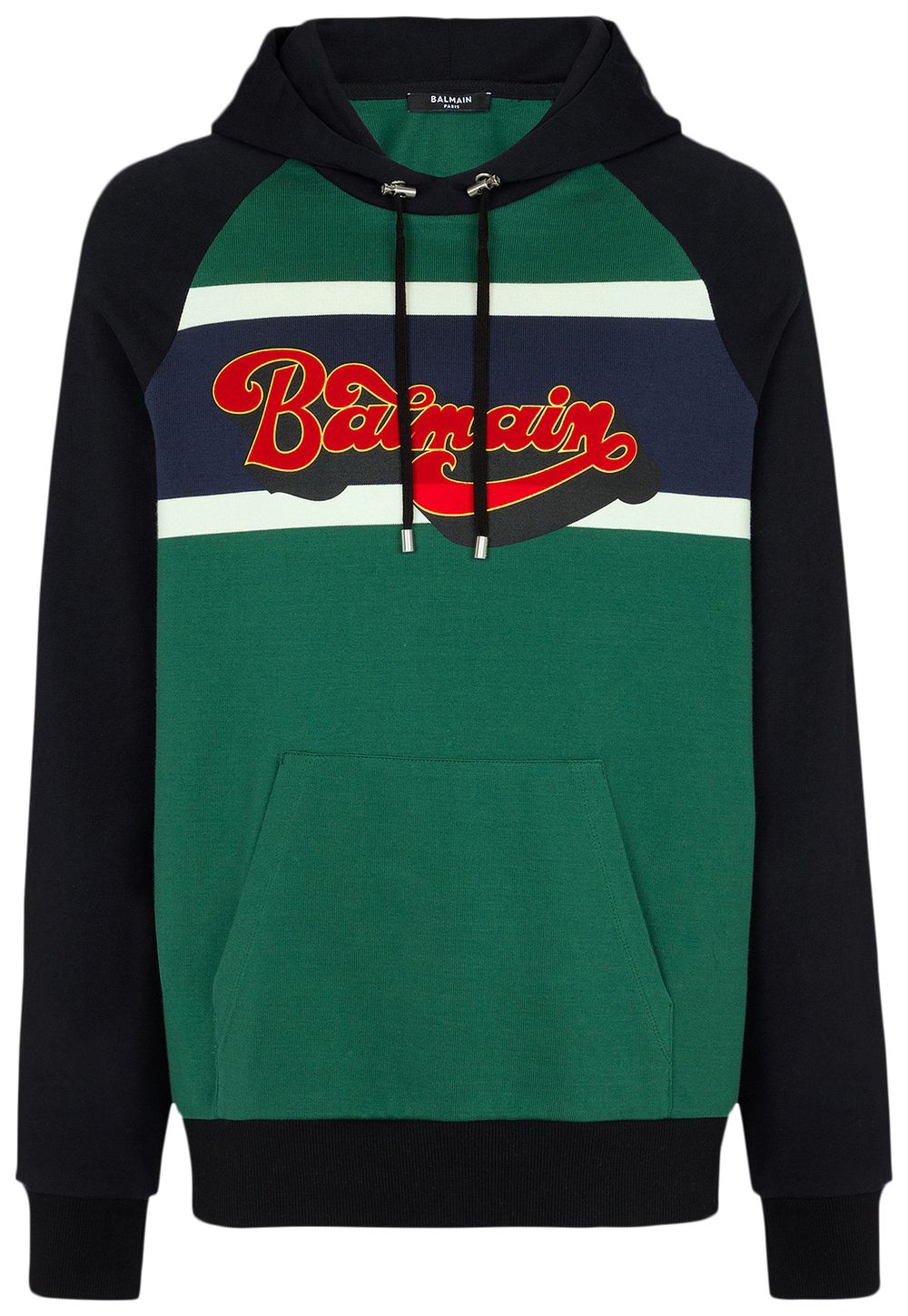 Buy Balmain 70s Hoodie 'Multicolor/Rouge Vif' - BH1JT180MD08 ADB | GOAT