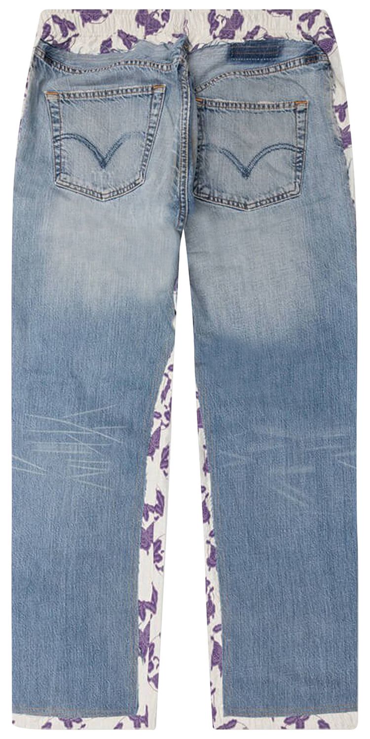 Buy Needles Jean Covered Pant 'Off White' - MR341 OFF | GOAT