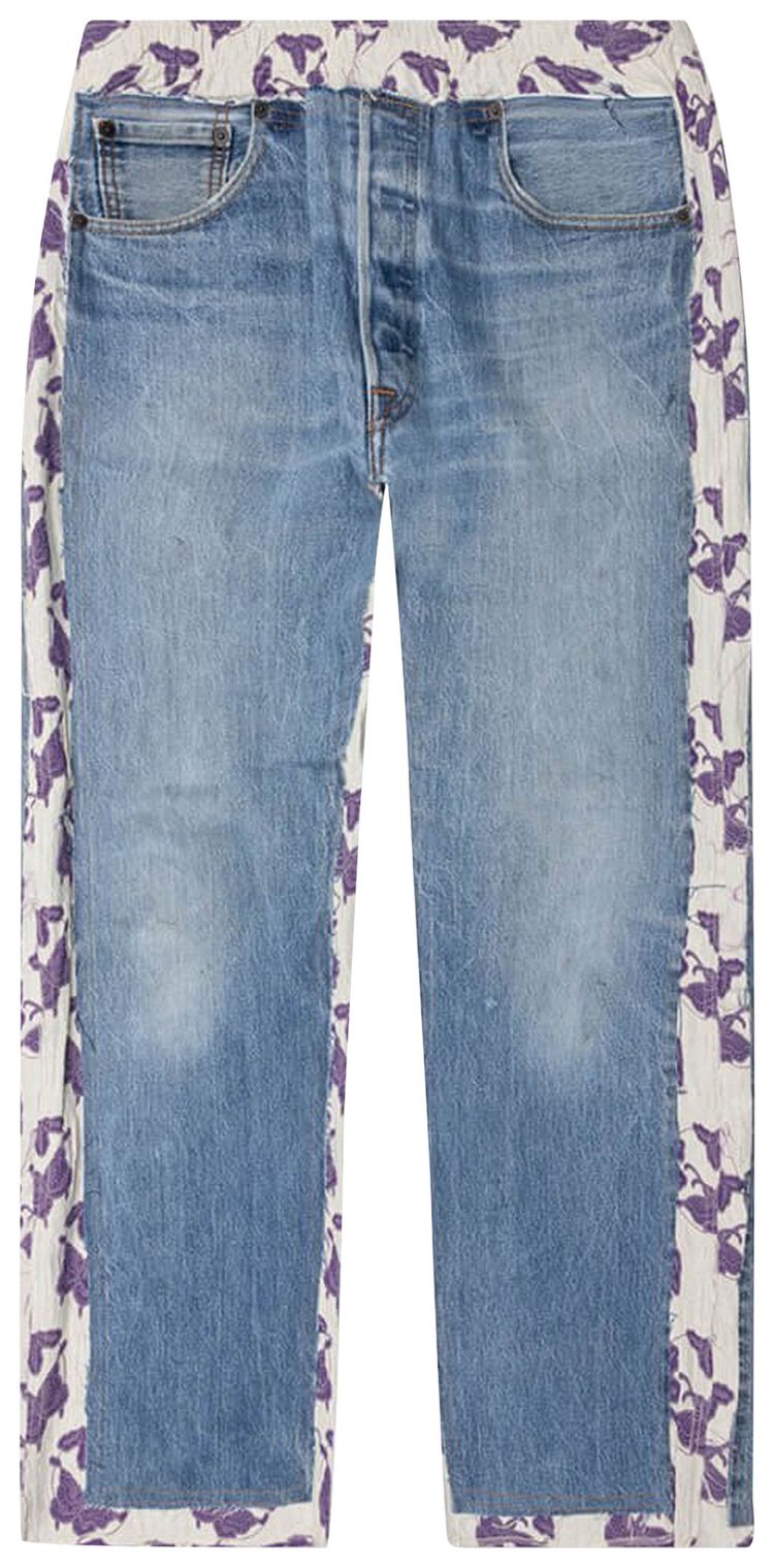 Buy Needles Jean Covered Pant 'Off White' - MR341 OFF | GOAT
