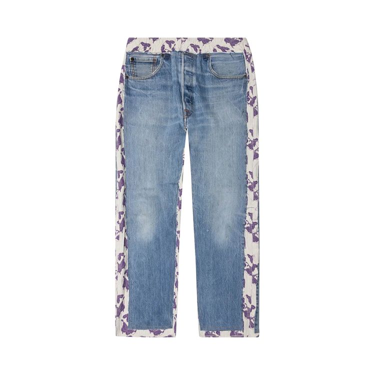 Buy Needles Jean Covered Pant 'Off White' - MR341 OFF | GOAT