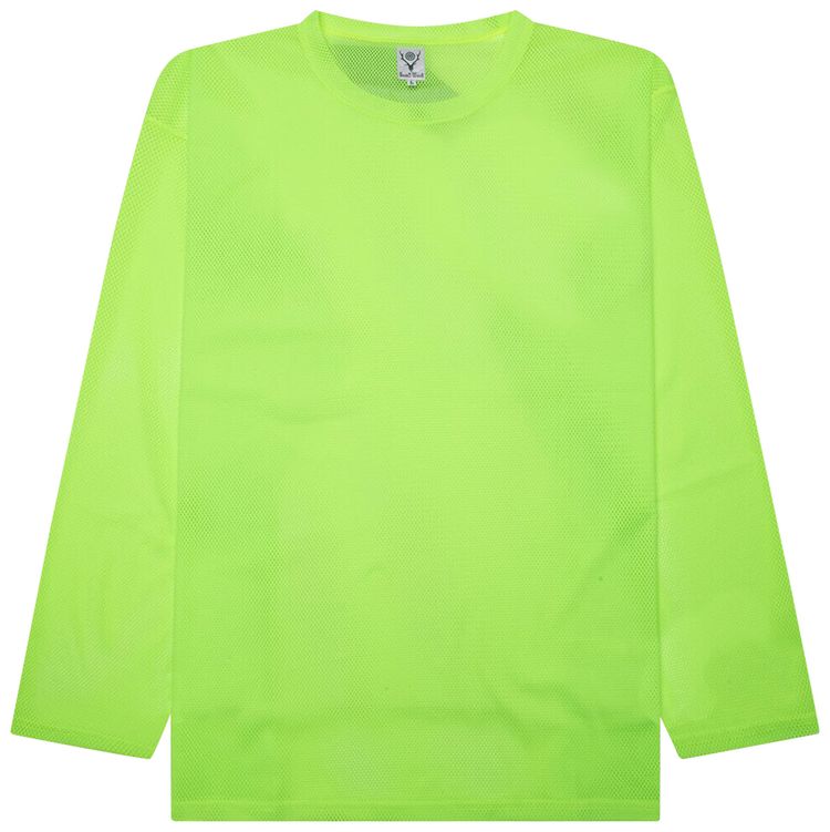 Buy Needles Crew Neck Shirt 'Neon Green' - MR830 NEON | GOAT