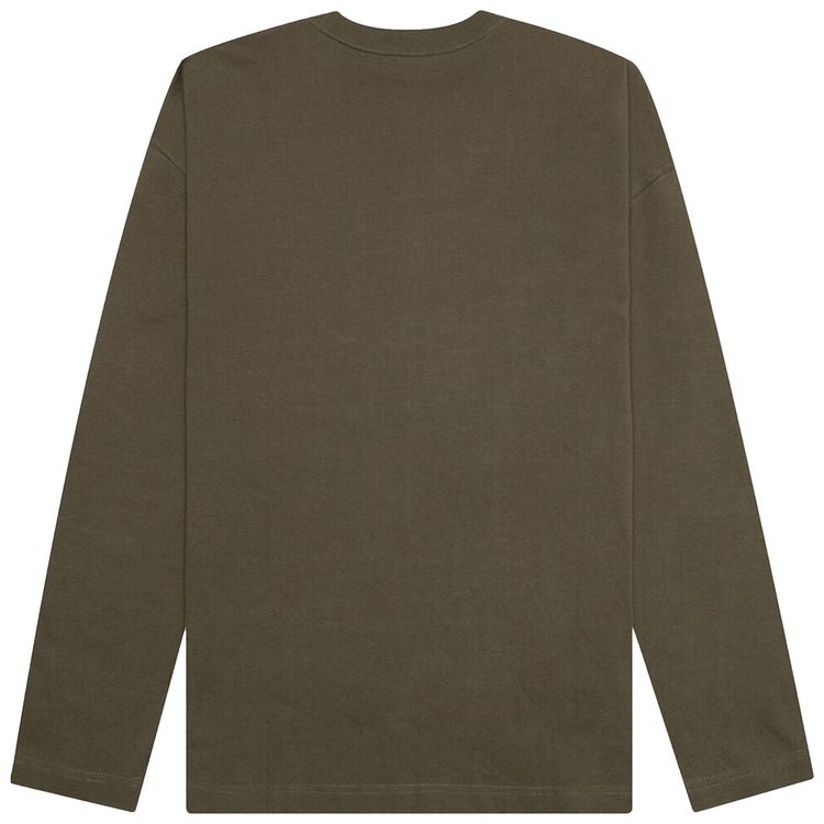 Buy Carhartt Wip Link Script Long Sleeve T Shirt Nettlewhite