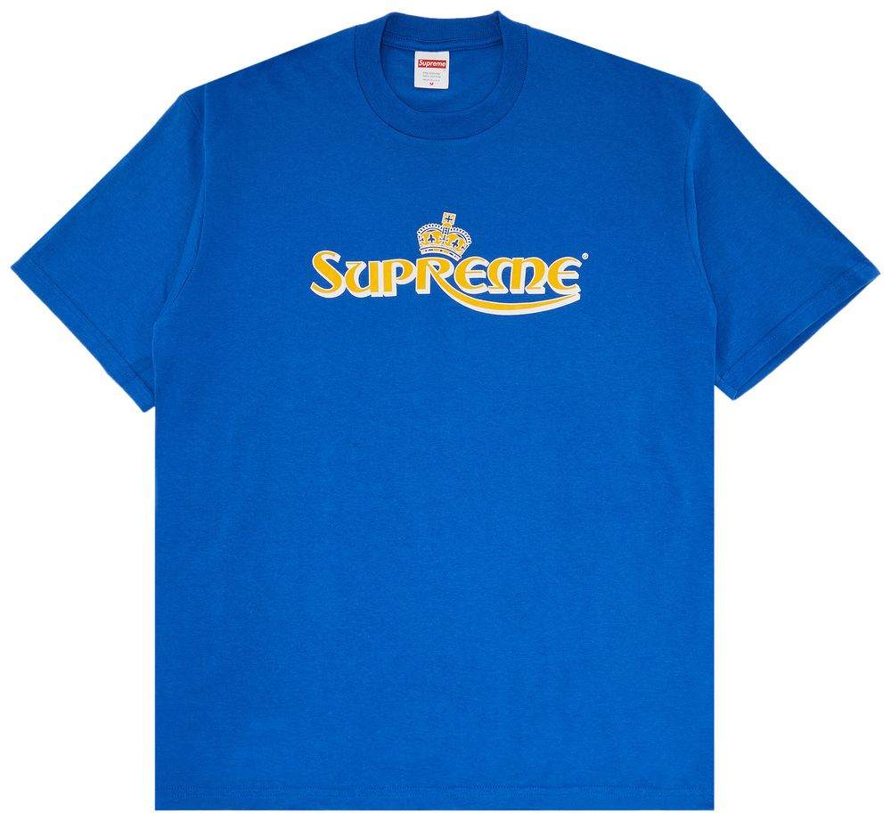 Buy Supreme Crown Tee 'Royal' - SS23T70 ROYAL | GOAT