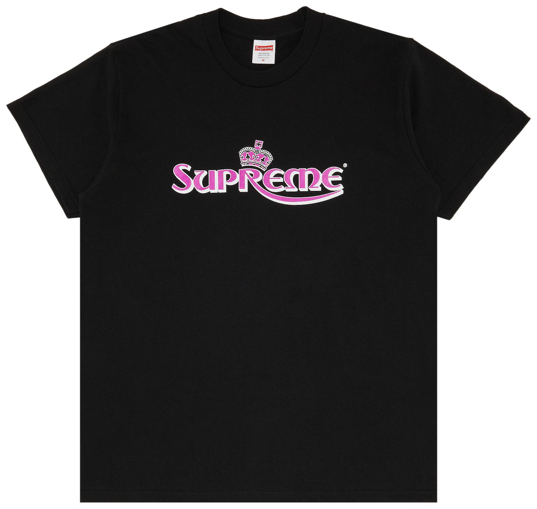 Buy Supreme Crown Tee 'Black' - SS23T70 BLACK | GOAT
