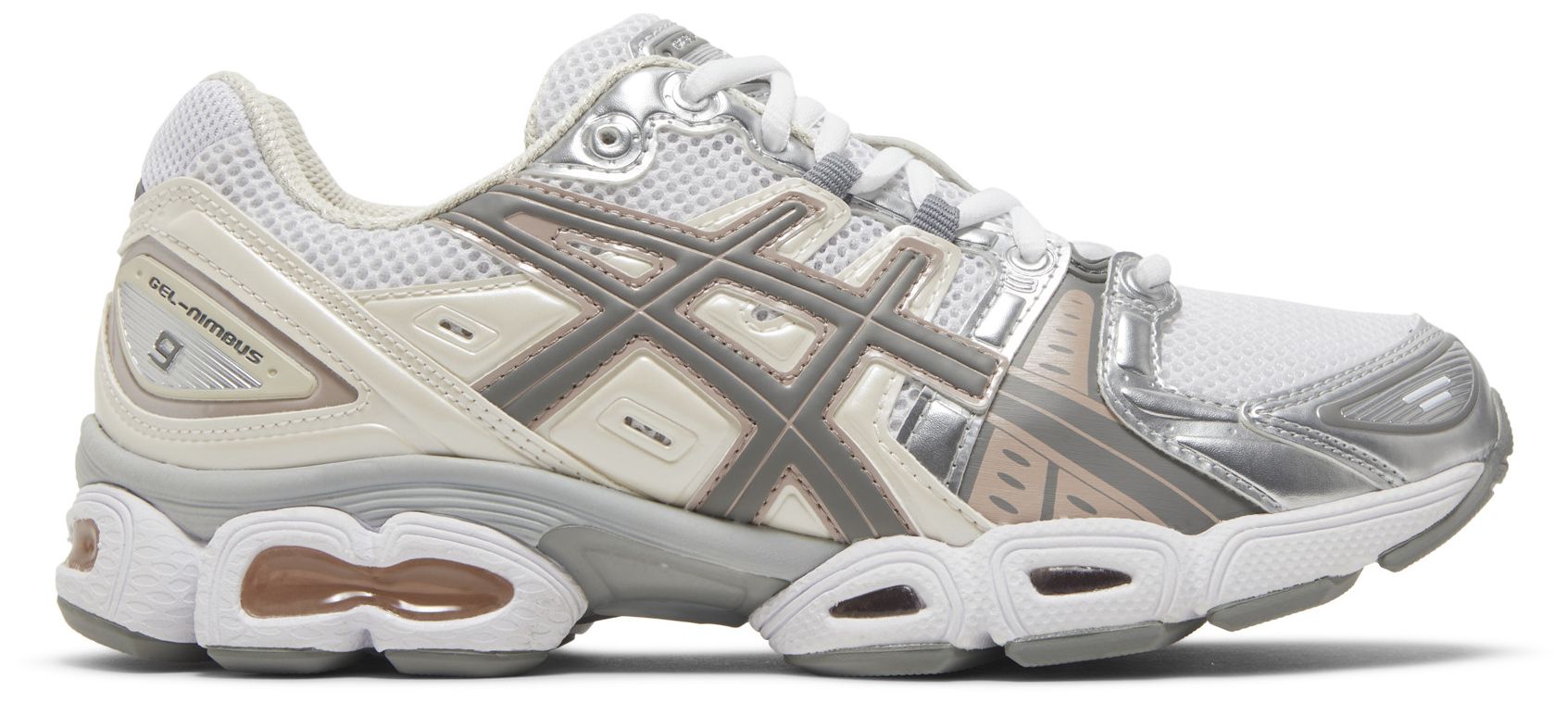 Buy Asics Wmns Gel Nimbus 9 'White Oatmeal' - 1202A278 104 | GOAT