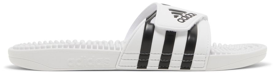 Buy Adissage Slides 'White Black' - F35573 | GOAT