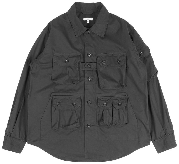 Buy Engineered Garments Explorer Shirt Jacket 'Black' - 23S1D037 BLAC | GOAT