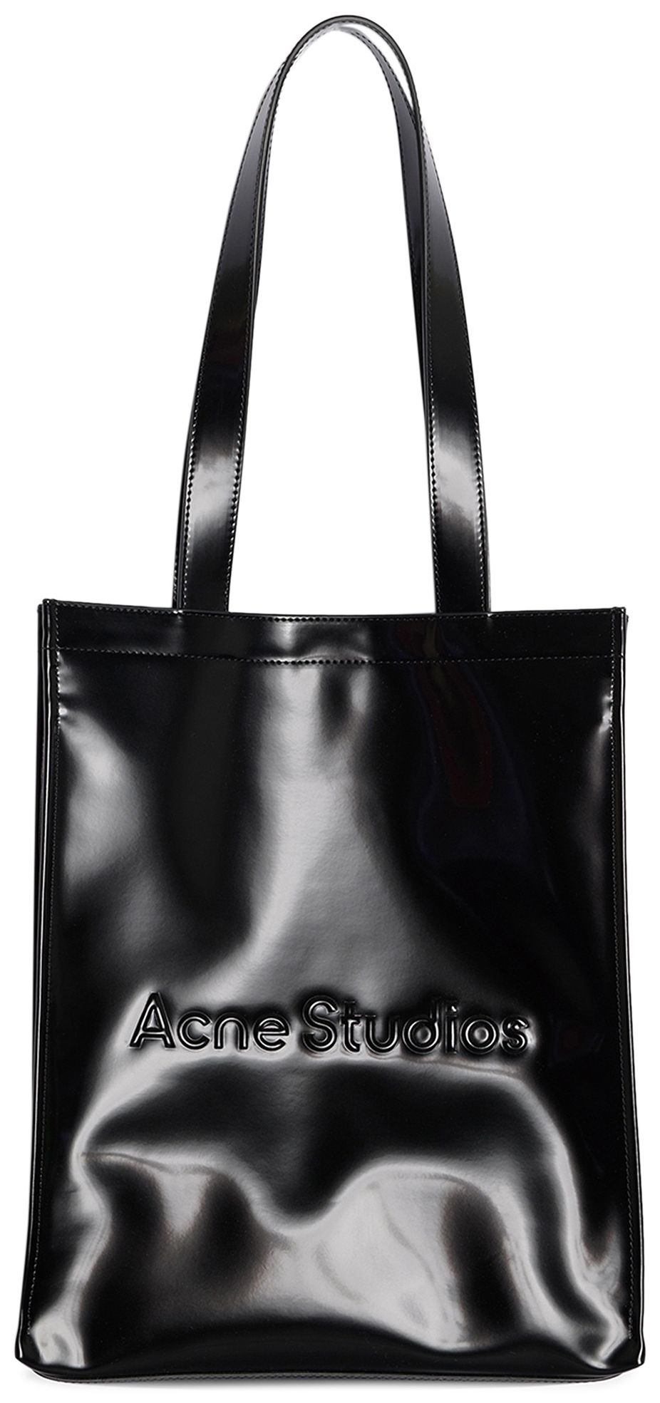 Buy Acne Studios Logo Shopper Portrait 'Black' - C10178 GOAT BLAC | GOAT