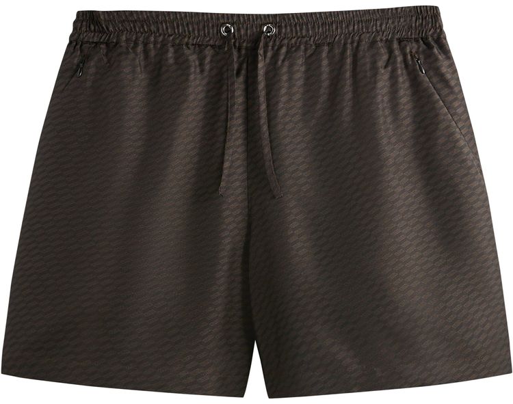 Buy Kith Monogram Silk Cedar Short 'Kindling' - KHM060467 211 | GOAT