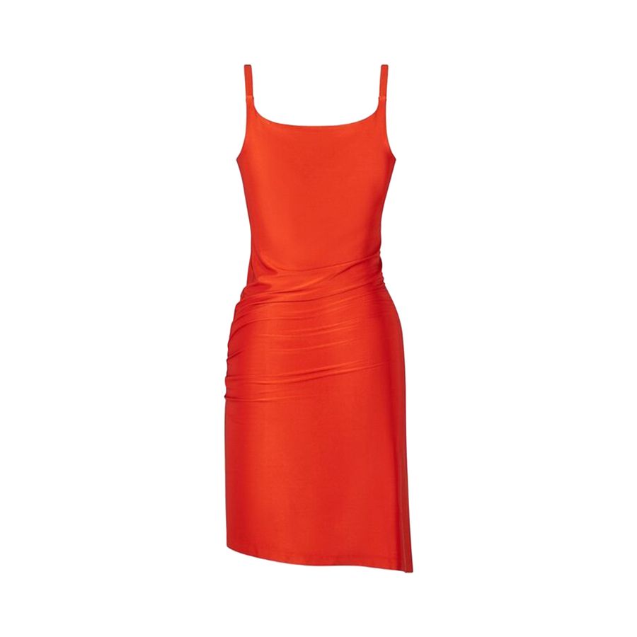 Buy Paco Rabanne Robe Dress 'Paprika' - 23FJRO523VI0267 P823 | GOAT