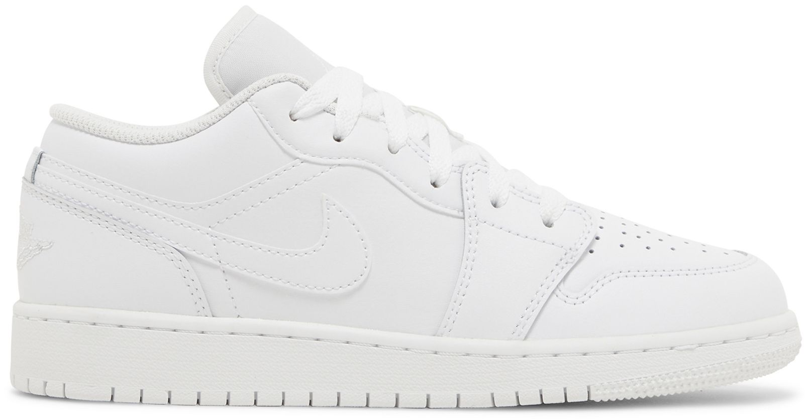 Buy Air Jordan 1 Low GS 'Triple White' 2023 - 553560 136 | GOAT