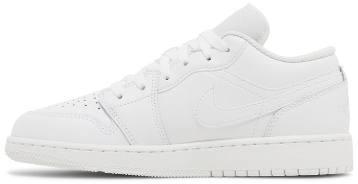 Buy Air Jordan 1 Low GS 'Triple White' 2023 - 553560 136 | GOAT
