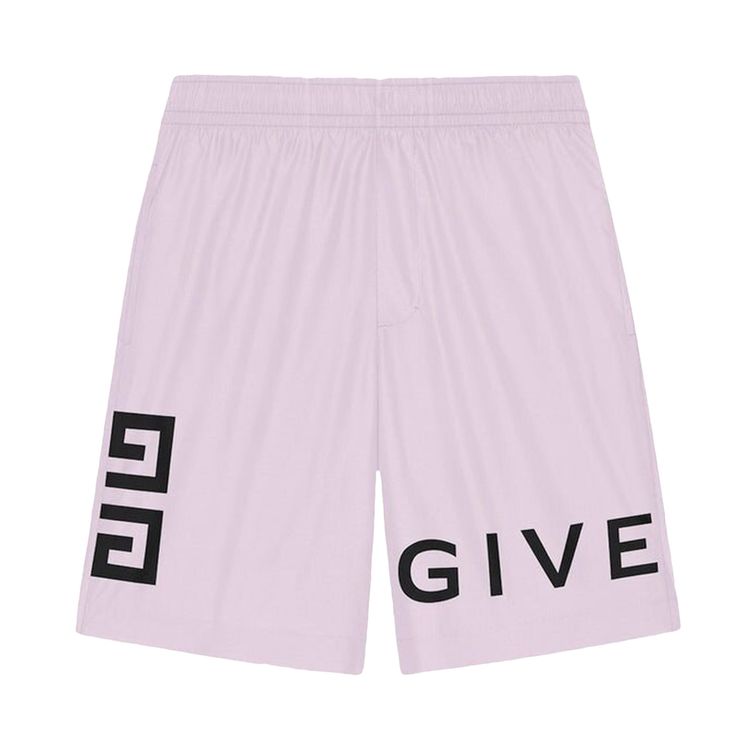 Buy Givenchy 4G long Swim Shorts 'Lilac' - BMA00N1453 540 | GOAT