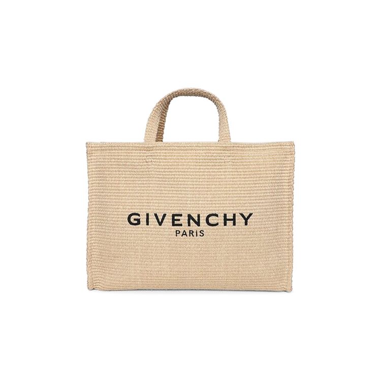 Buy Givenchy Large G-Tote Raffia Shopping Bag 'Natural Beige ...