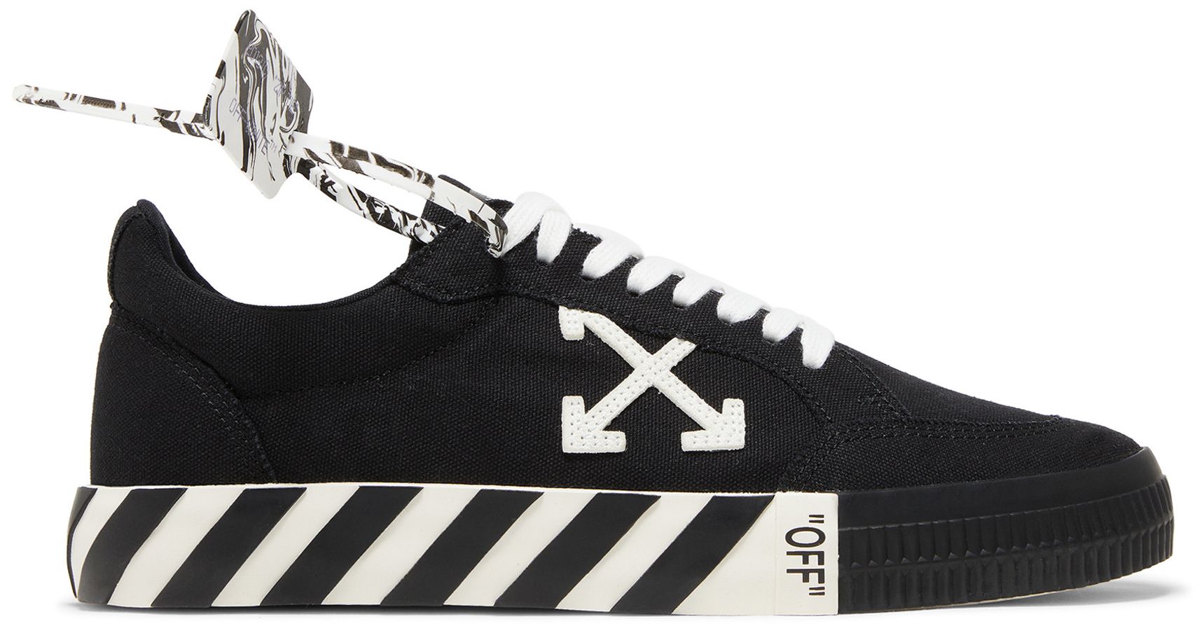 Buy Off-White Vulc Sneaker Low 'Black White' - OMIA085R21FAB003 1001 | GOAT