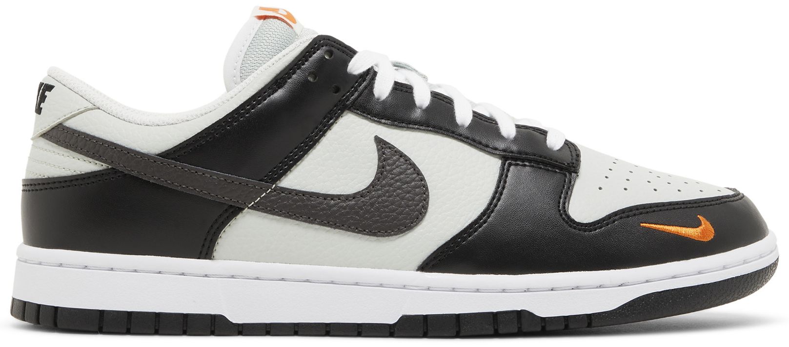 Buy Nike Dunk Low 'Mini Swoosh - Black Total Orange' - FN7808 001 | GOAT