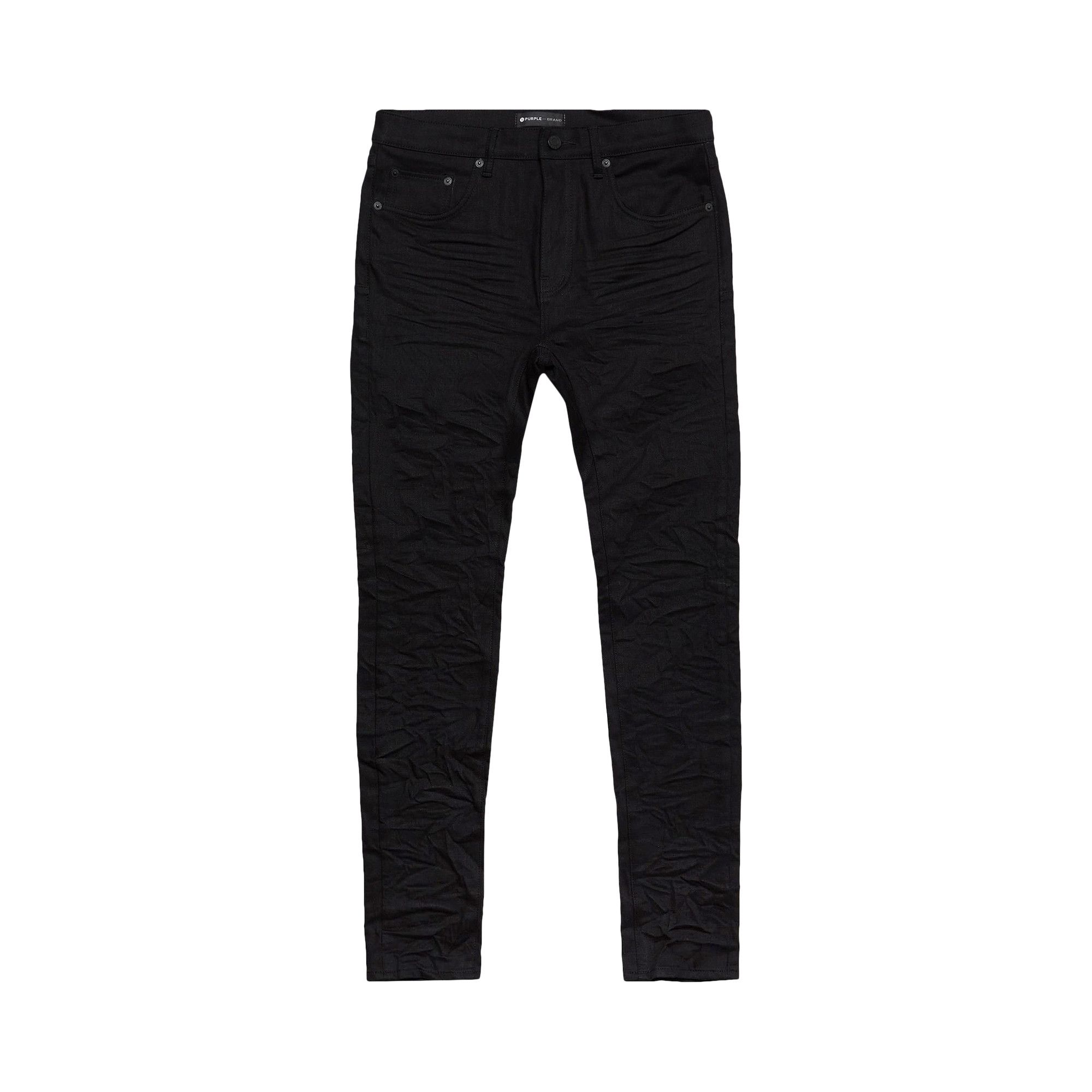 Buy PURPLE BRAND Low Rise Skinny Jeans 'Black' - P001 BLKR222 | GOAT